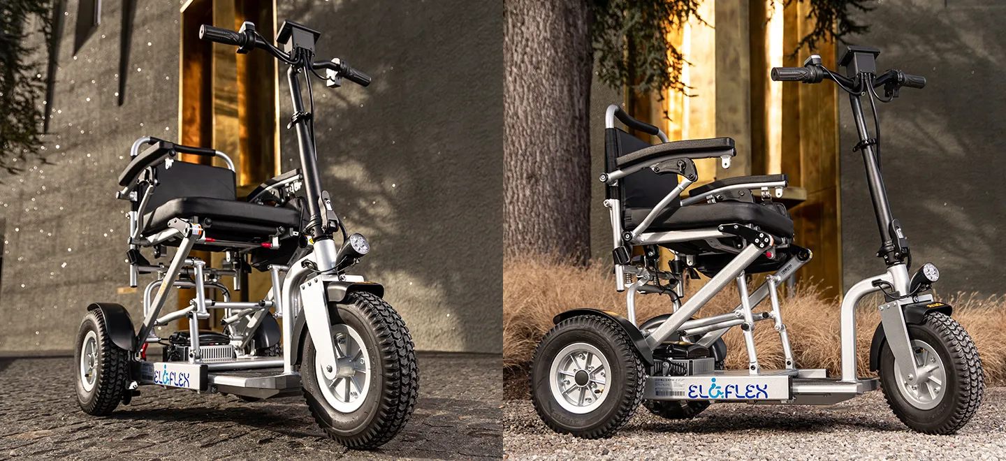 Eloflex – Compact Foldable Power Wheelchairs with Low weight. - Eloflex