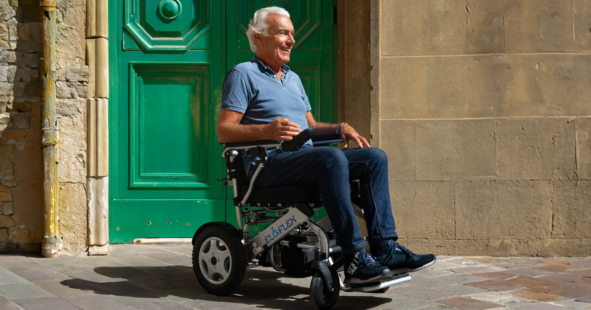 Eloflex Model F – The Original Foldable Power Wheelchair - Eloflex