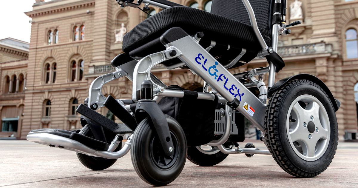 See our range of Eloflex’s popular foldable power wheelchairs. - Eloflex